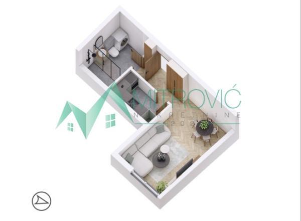 Jednosoban stan na prodaju, 30m2, 77.930€