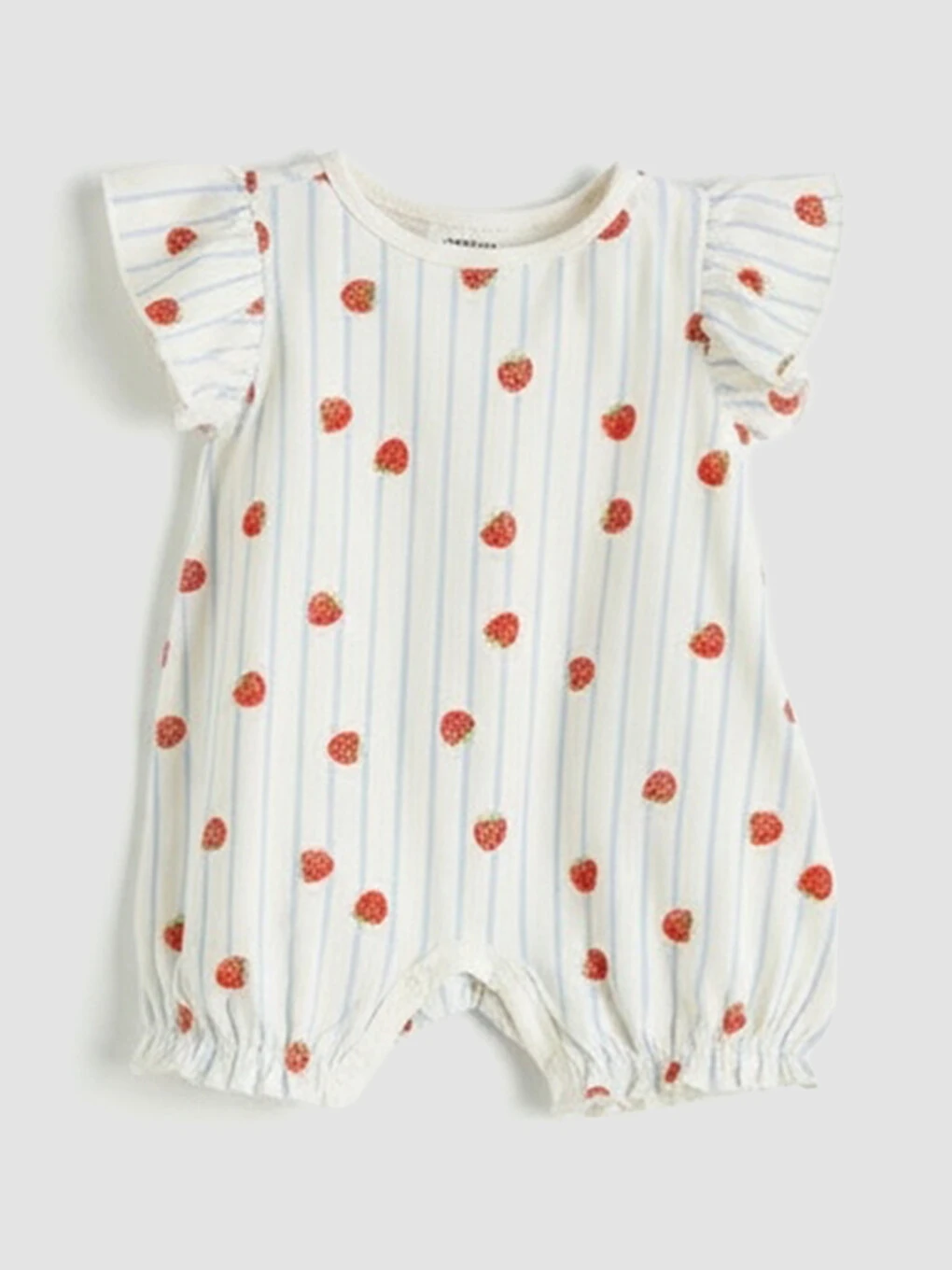LCW baby Dvodelni Komplet Za Bebu Devojčicu Od Pamuka Sa Detaljima Volana.