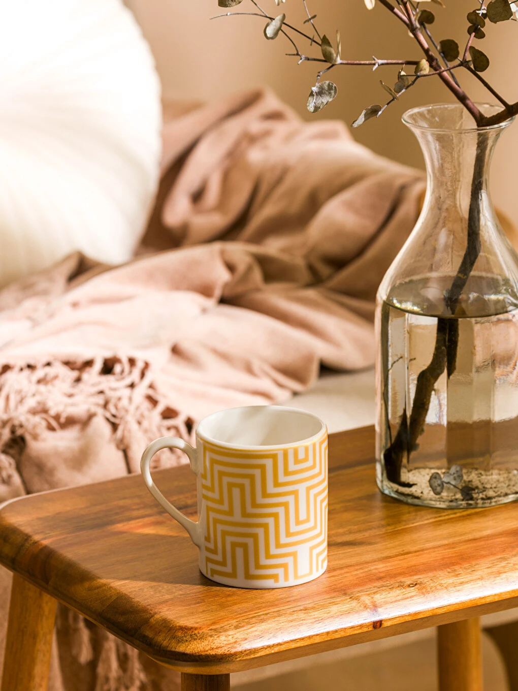 LCW HOME Štampana Keramička Šolja Sa Prugama 290 Ml