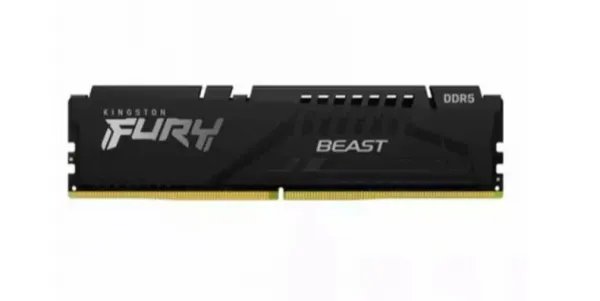 Kingston DDR5 16GB 5200MHz FURY BEAST, Non-ECC UDIMM, CL40 1.25V, 288-Pin 1Rx8, w/Heatsink KF552C40BB-16