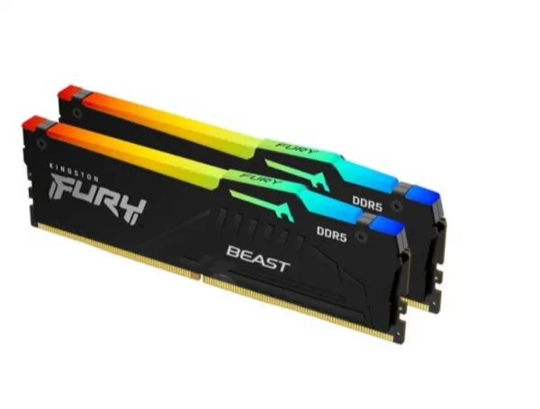 Kingston DDR5 16GB 5600MHz FURY BEAST, Non-ECC UDIMM, CL40 1.25V, 288-Pin 1Rx8, w/Heatsink ( KF556C40BB-16 )
