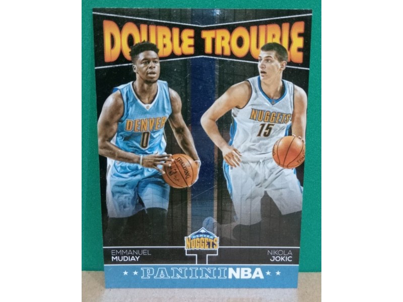 Panini NBA kartica NIKOLA JOKIĆ Double Trouble