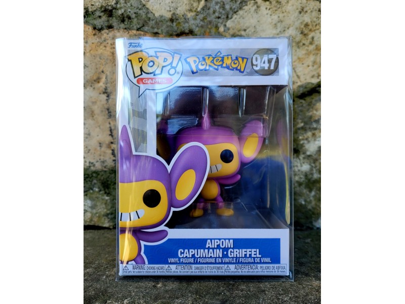 Funko Pop - Pokemon - Aipom Capumain Griffel -