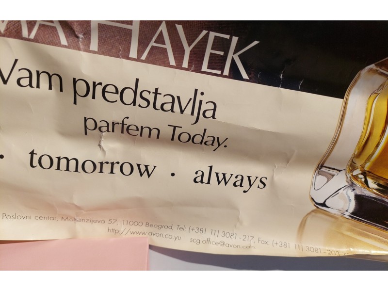 Plakat iz Yu Selma Hajek,Avon
