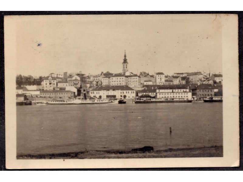 5119 - Beograd 1957 - Pristanište na Savi - putovala