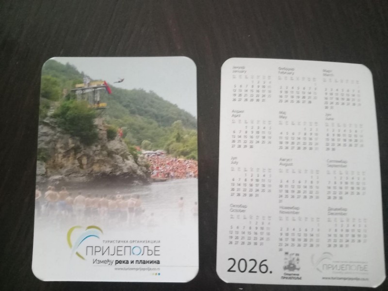 Džepni kalendar 2026 Prijepolje