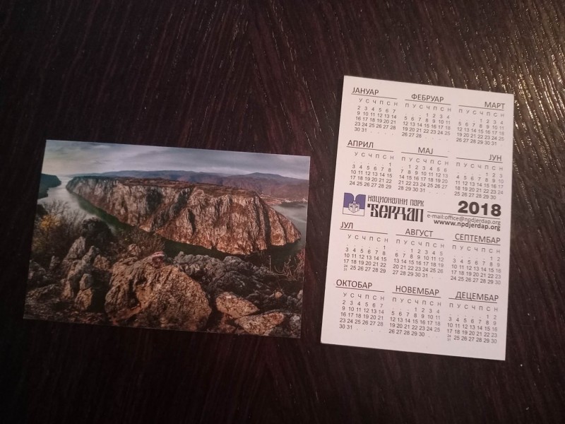 Džepni kalendar Đerdap 2018