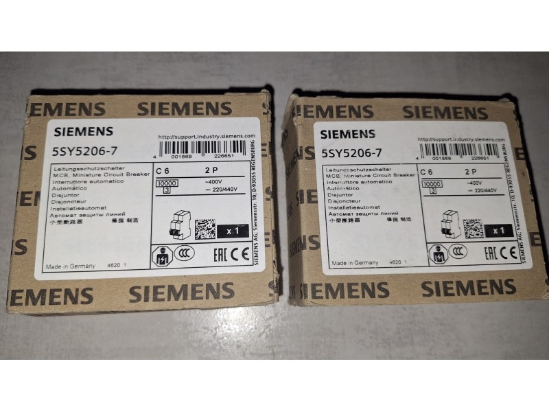 Siemens automatski osigurači od 6A
