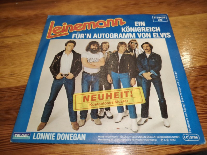 Leinemann - Ein Konigreich Fur`n Autogramm Von Elv