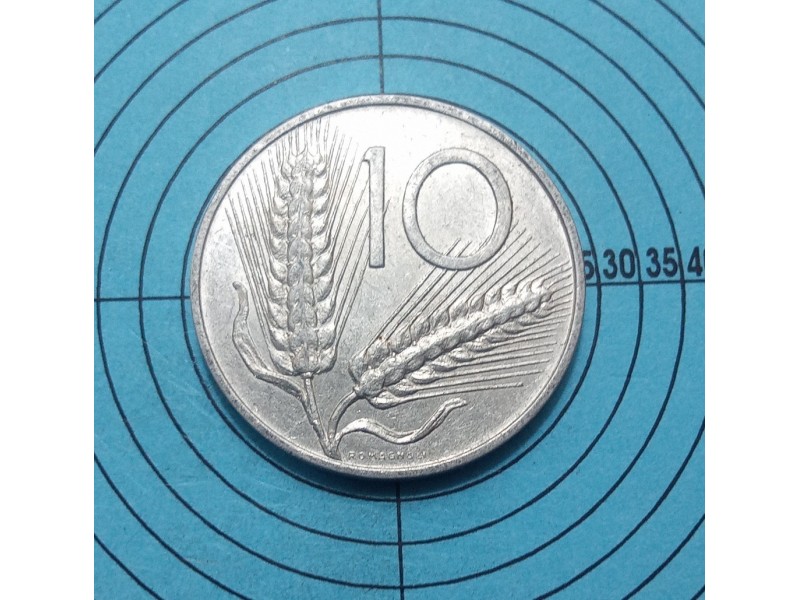 Italija 10 lira 1973g km93