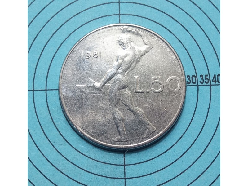 Italija 50 lira 1981g km95.1