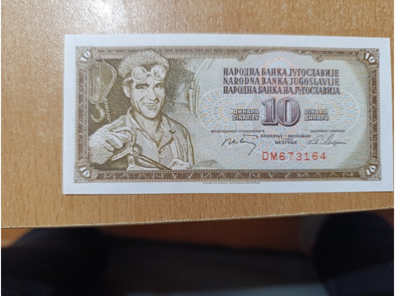10 dinara 1968