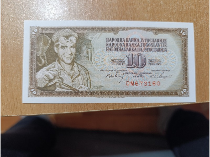 10 dinara 1968
