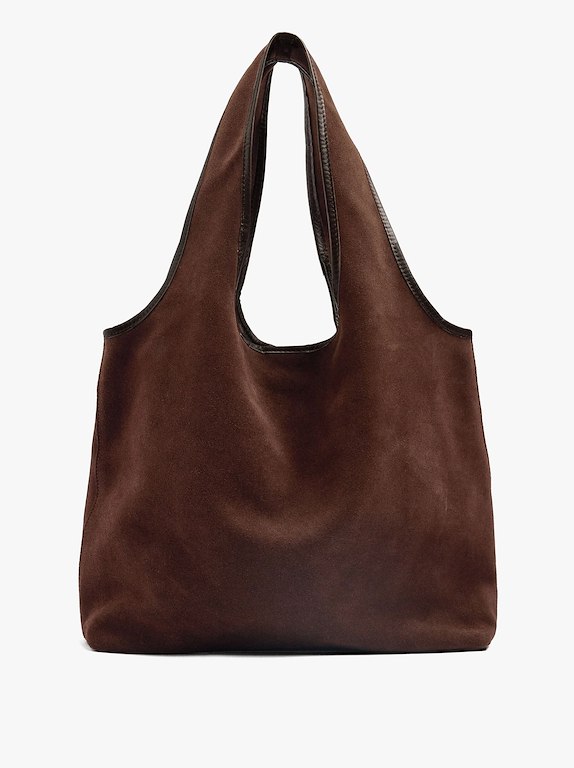 LEATHER SHOPPER BAG
