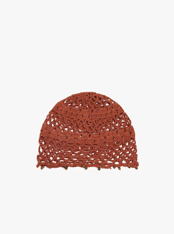 CROCHET HAT WITH COTTON