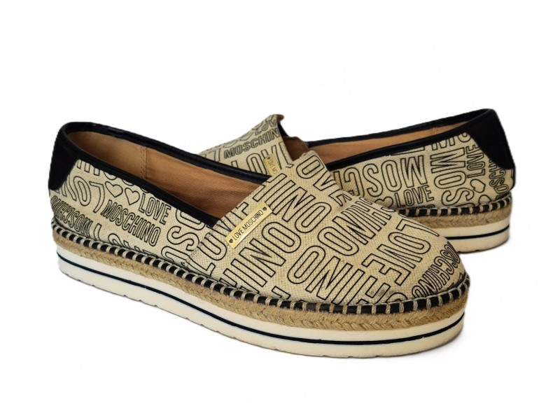 LOVE MOSCHINO...SKUPOCENE ESPADRILE-MALO NOSENE VEL.40