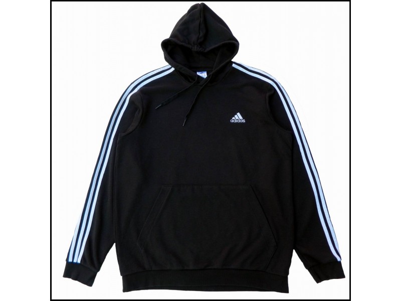 Adidas muški duks sa kapuljačom crni original XL
