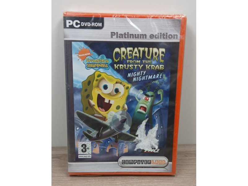 Sundjer Bob Creature from the Krusty Krab PC DVD