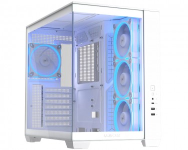 ASUS A32 PLUS TG ARGB micro-ATX kućište belo