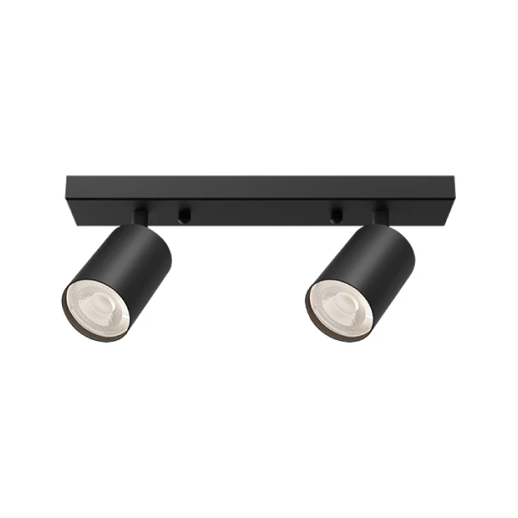 BRAYTRON Spot lampa 2 x GU10 — 35 W, IP20, crna