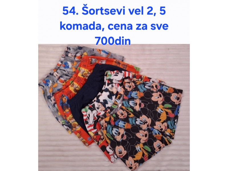 54. Šortsevi 5 kom