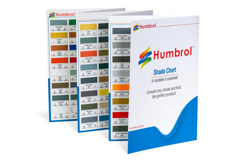 NEW! Humbrol P1222 Shade & Conversion Chart