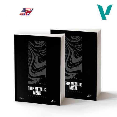 NEW! Vallejo 75093 Book: True Metallic Metal - BSL System (English Version)