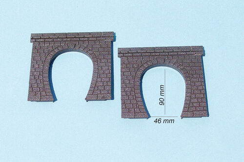 Heki 3124 Single-Track Tunnel Mouth (2 pcs)