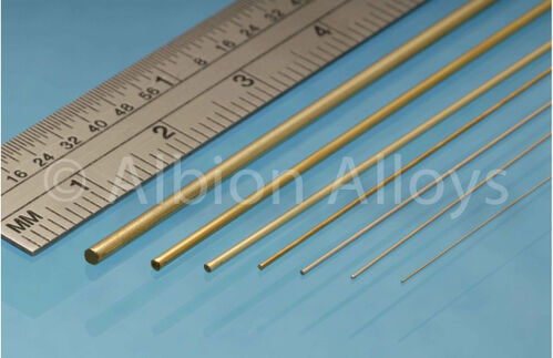NEW! Albion Alloys BW02 Brass Rod 0.2 x 305 mm (1 pc / 1 szt.)