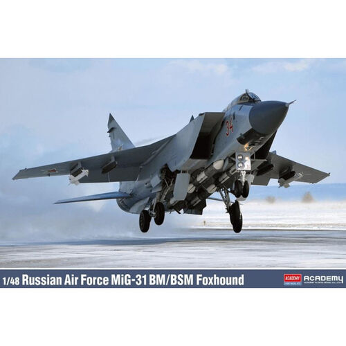 NEW! Academy 12364 MiG-31 BM / BSM Foxhound - Russian Air Force