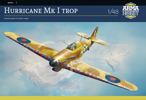 NEW! Arma Hobby 40016 Hawker Hurricane Mk.I Trop