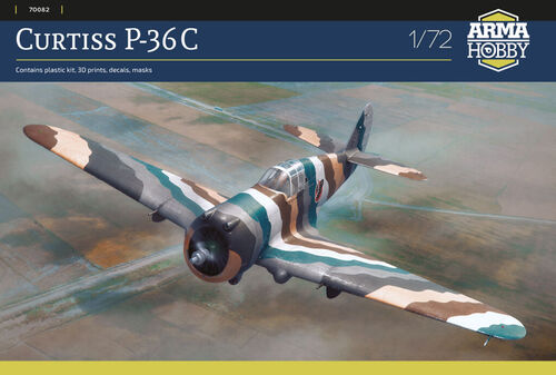 NEW! Arma Hobby 70082 Curtiss P-36 C Hawk