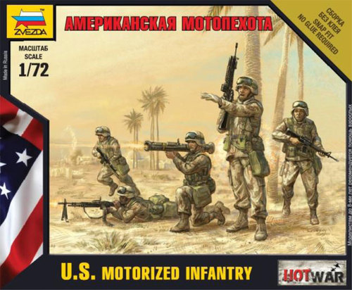 Zvezda 7407 U.S. Motorized Infantry