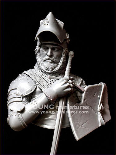 NEW! Young Miniatures H1876 The Medieval Knight (15th Century) - When The Swords Fell Silen