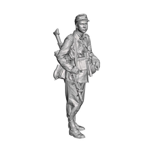 NEW! 3d Scale Model Universe 48F057 German Army (Heer) WW2 Mid–Late War MG-34 Machine Gunner (1 Figure / 3D-Printed)
