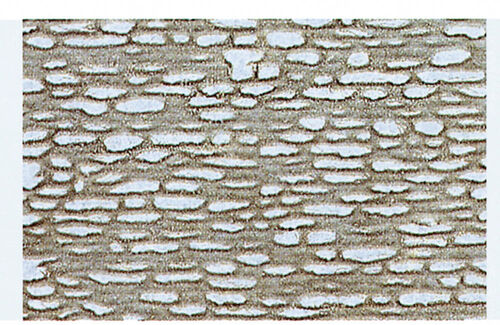 Heki 70112 Rustic Rubble Stone Wall - Dur Construction Plates (2 pcs / 28 x 14 cm)