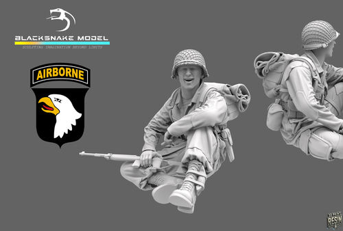 NEW! BlackSnake Model ST-18-16 US WWII 101st Airborne - Soldier 18 (1 Figure)
