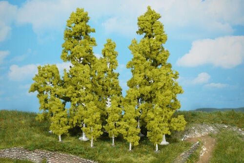NEW! Heki 1138 Birch Trees 5,5 cm (6 pcs)