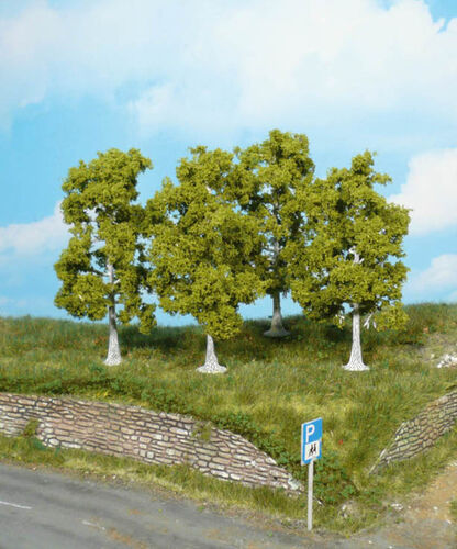 NEW! Heki 1921 Birch Trees 10 cm (4 pcs)