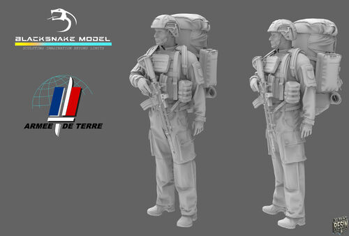 NEW! BlackSnake Model FR-12-16 French Soldier No.12 (1 Figure)