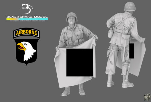 NEW! BlackSnake Model ST-15-16 US WWII 101st Airborne - Soldier 15 (1 Figure)
