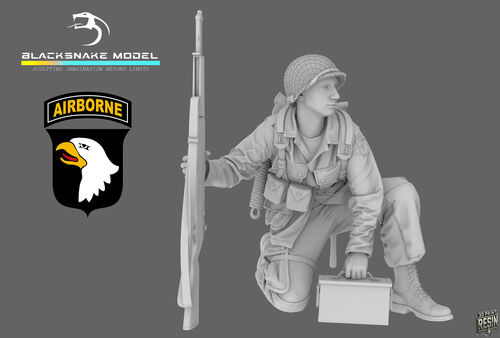 NEW! BlackSnake Model ST-17-16 US WWII 101st Airborne - Soldier 17 (1 Figure)