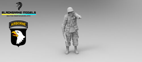 NEW! BlackSnake Model ST-23-16 US WWII 101st Airborne - Battle of Bastogne - Soldier 23 (1 Figure)