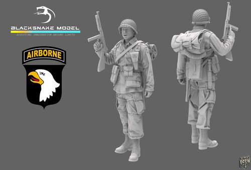 NEW! BlackSnake Model ST-08-16 US WWII 101st Airborne - Soldier 8 (1 Figure)