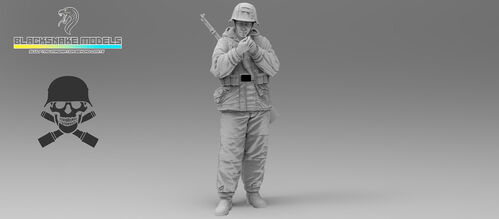 NEW! BlackSnake Model TOTENKOPF-02-16 German WWII Waffen SS Totenkopf Division - Soldier No.2 (1 Figure)