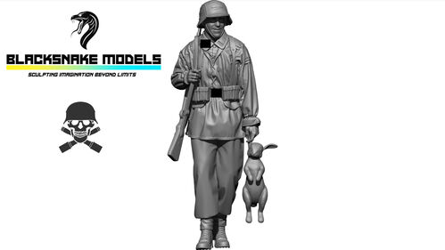 NEW! BlackSnake Model Waffen-20 German WWII Waffen SS Soldier No.20 - Normandy 1944 (1 Figure)