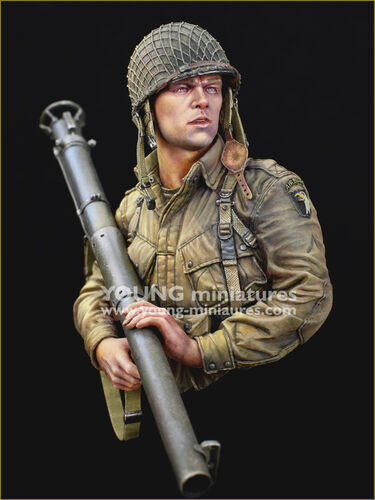 Young Miniatures YM1899 US 101st Airborne with M1A1 Bazooka (Carentan 1944)