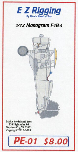 Starfighter Decals PE01 Boeing F4B-4 EZ Rigging (designed to be used with Monogram kits)