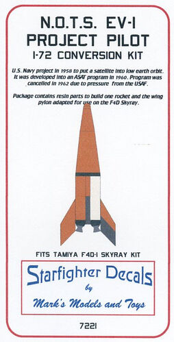 Starfighter Decals R7221 NOTSNIK Launch Vehicle