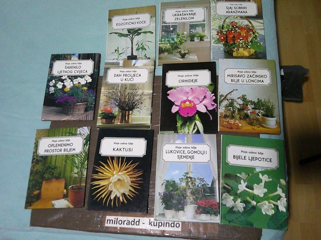 Moje sobno bilje,komplet 11 knjiga